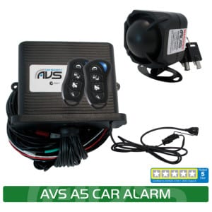 AVS A5 CAR ALARM 5 STAR RATED - Driving Sound