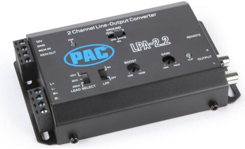 PAC LPA-2.2 LOC ACTIVE LINE OUT CONVERTER WITH AUTO TURN ON FOR AMP ...